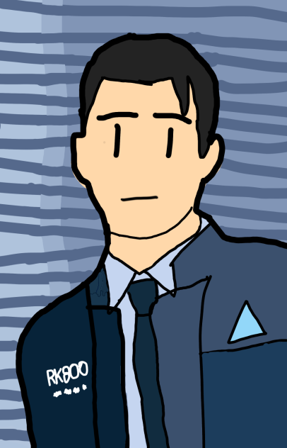 Connor de detroit become human - ibisPaint