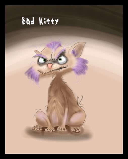Bad kitty - ibisPaint