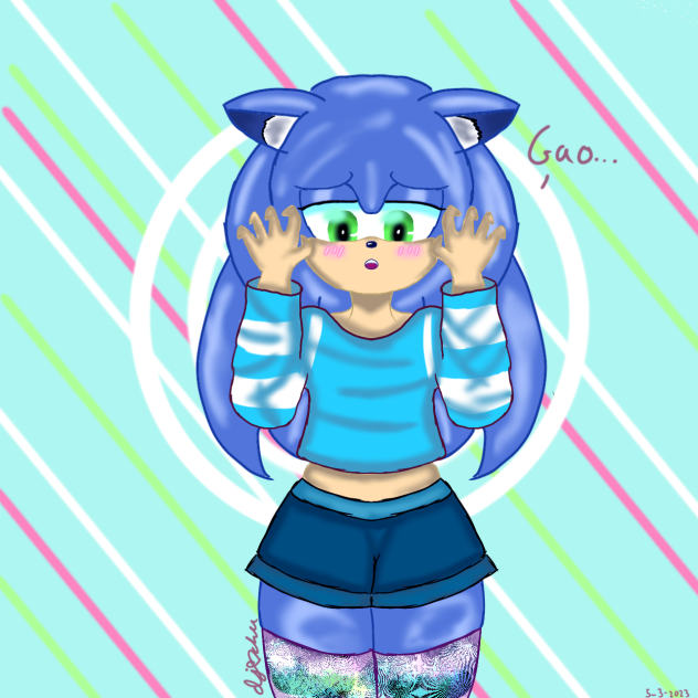 Smol Sonic - ibisPaint