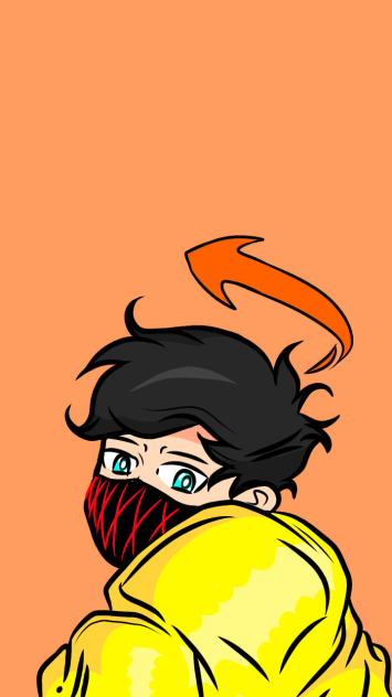 yellow jacket teenager - ibisPaint