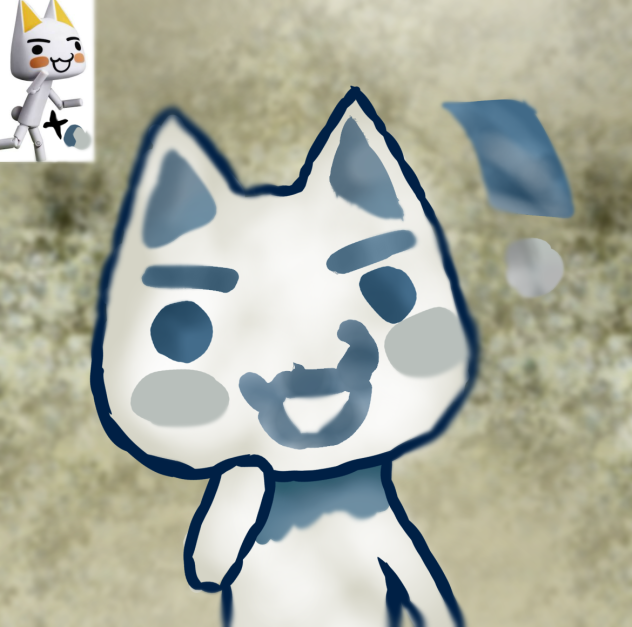 Blue toro - ibisPaint