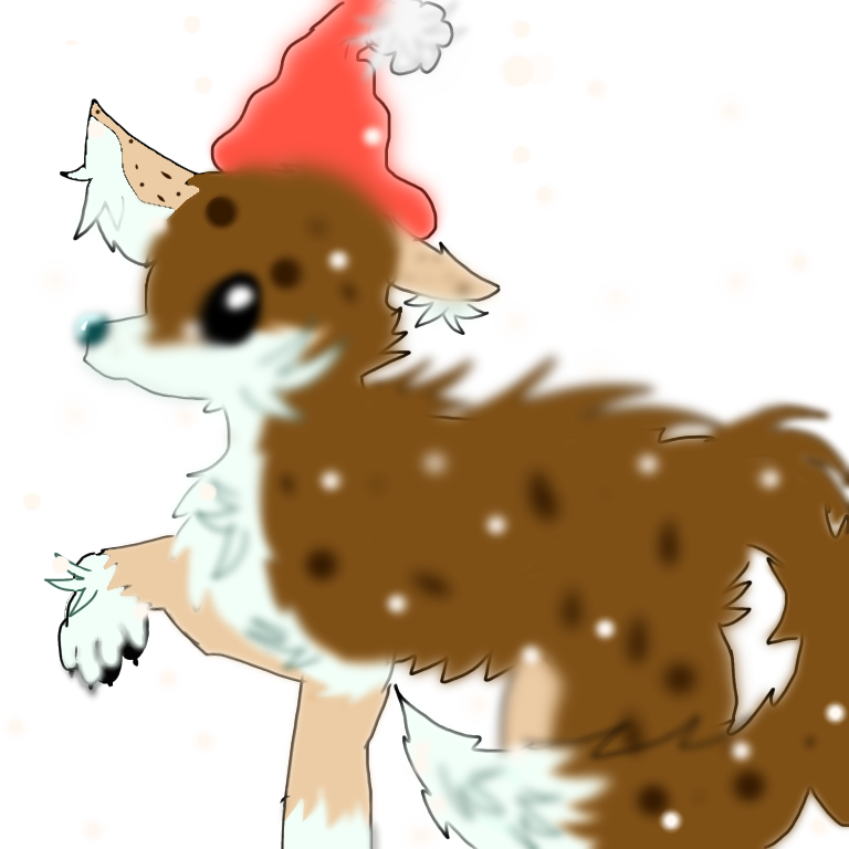 Christmas Pup - ibisPaint