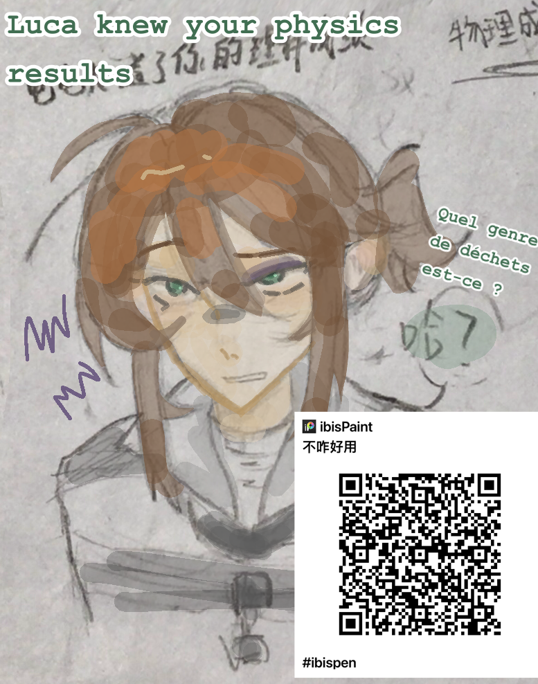 Luca knew your physics results - ibisPaint