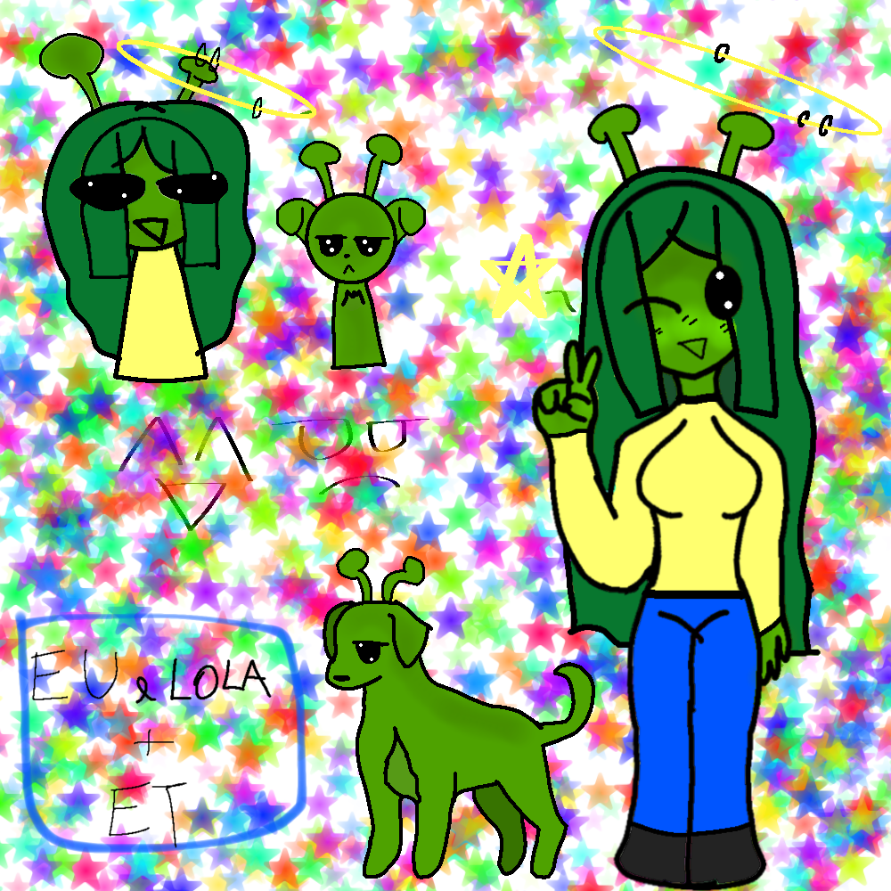 eu e lola ET - ibisPaint