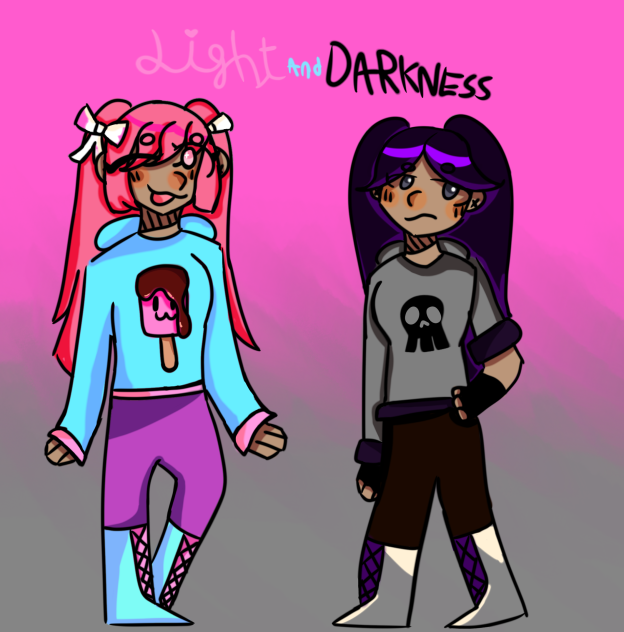 Light and Darkness Fanart - ibisPaint