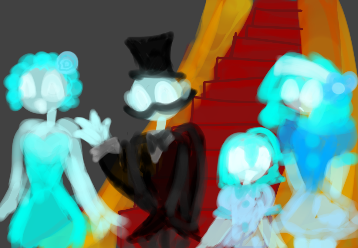 The ghosts 👻 - ibisPaint