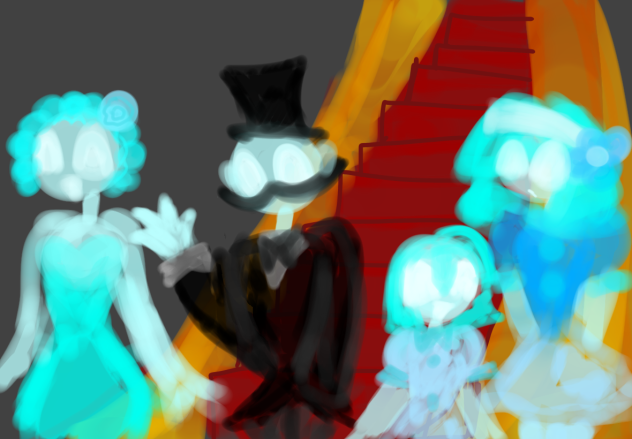 The ghosts 👻 - ibisPaint