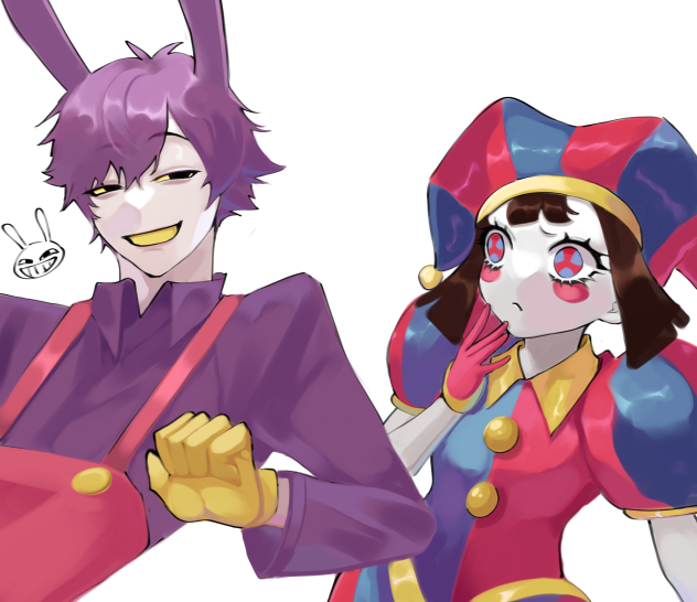 Jax and Pomni Fanart WIP - ibisPaint