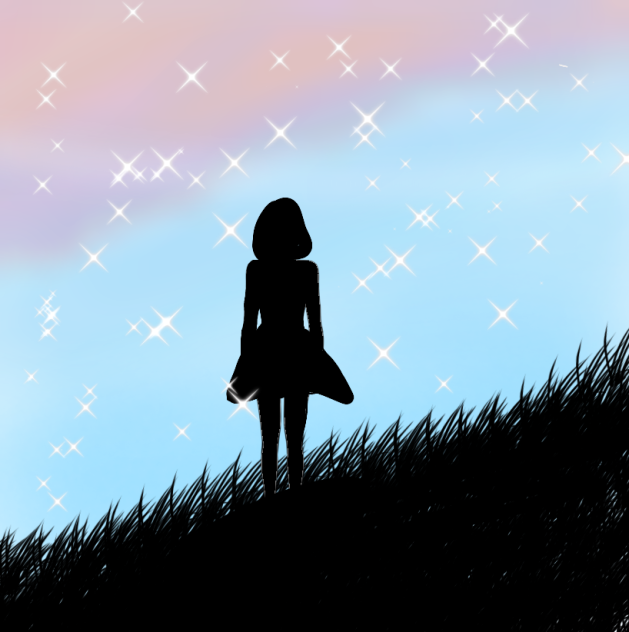 lonely girl - ibisPaint