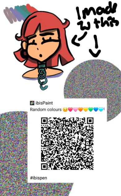 RANDOM COLOUR BRUSH!!!! - ibisPaint