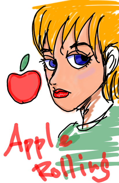 apple rolling - ibisPaint