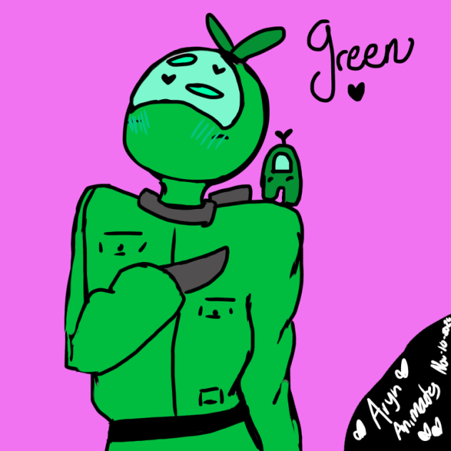 Green crewmate - ibisPaint
