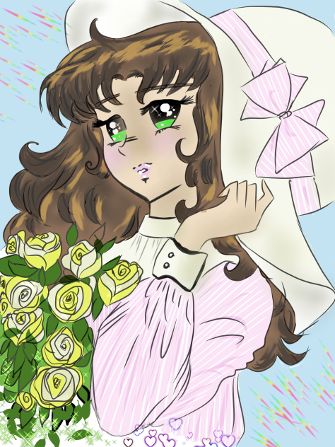 Flores amarillas - ibisPaint