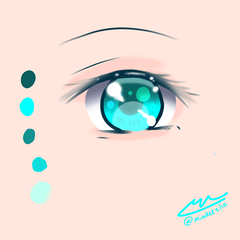 emerald eye tutorial 💚 - ibisPaint