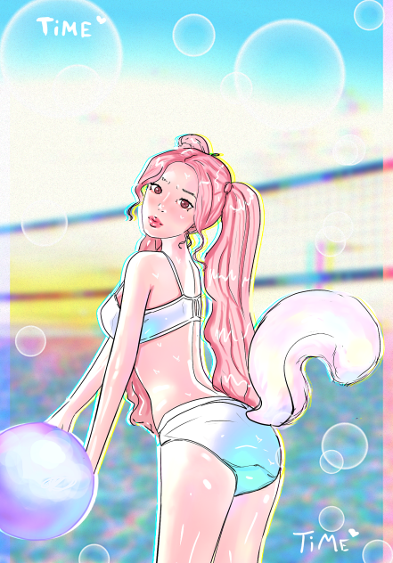 Summer meow - ibisPaint