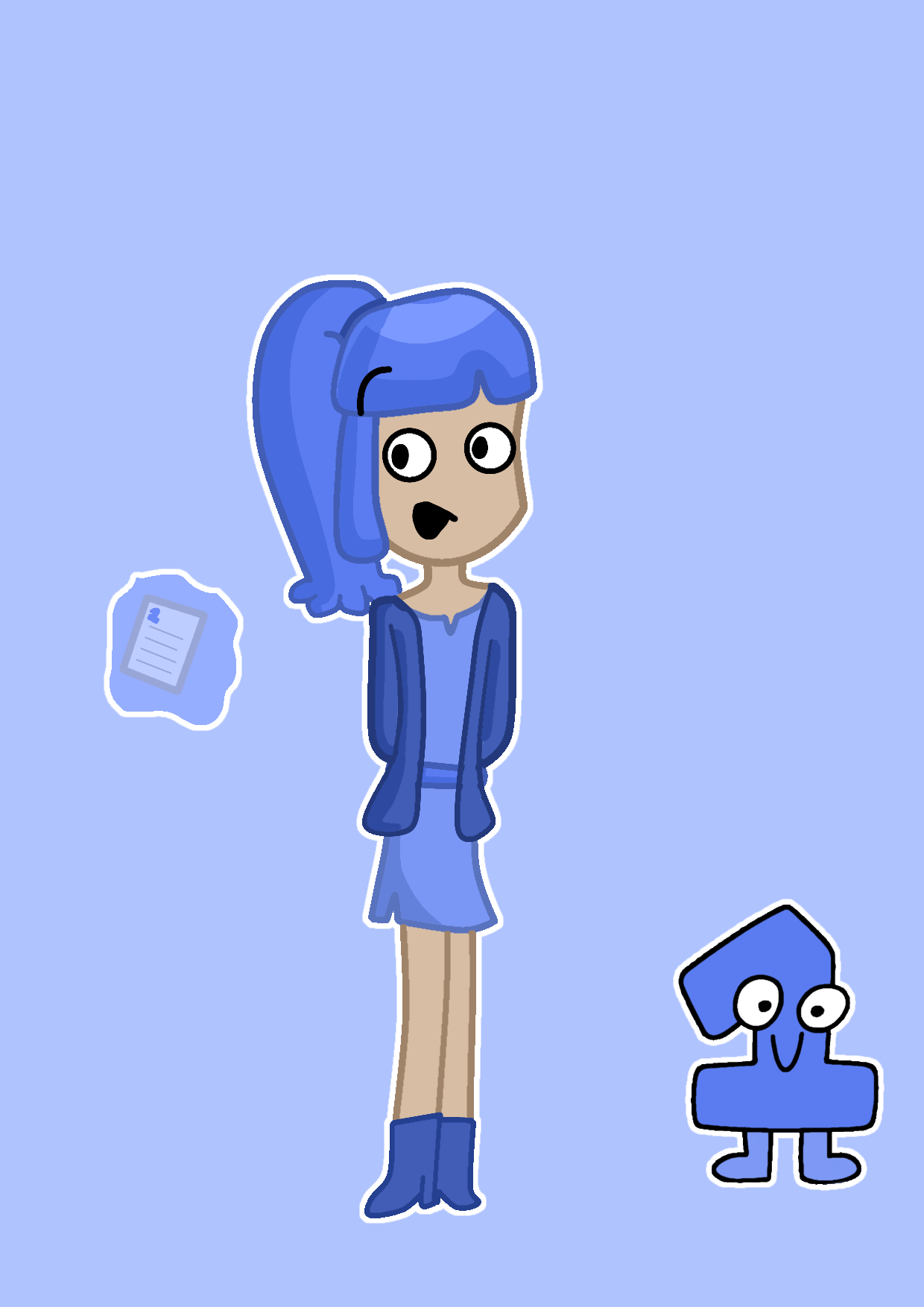 🌀 Bfdi One as human 🌀 - ibisPaint