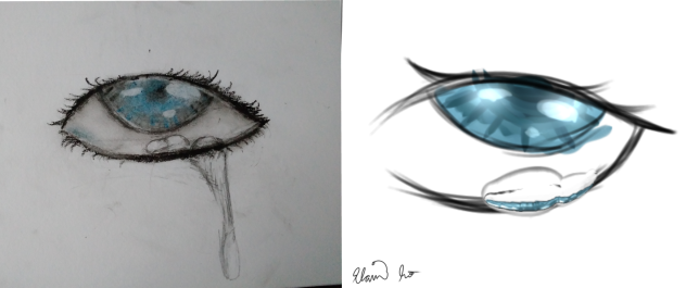 Paper vs Digital - ibisPaint