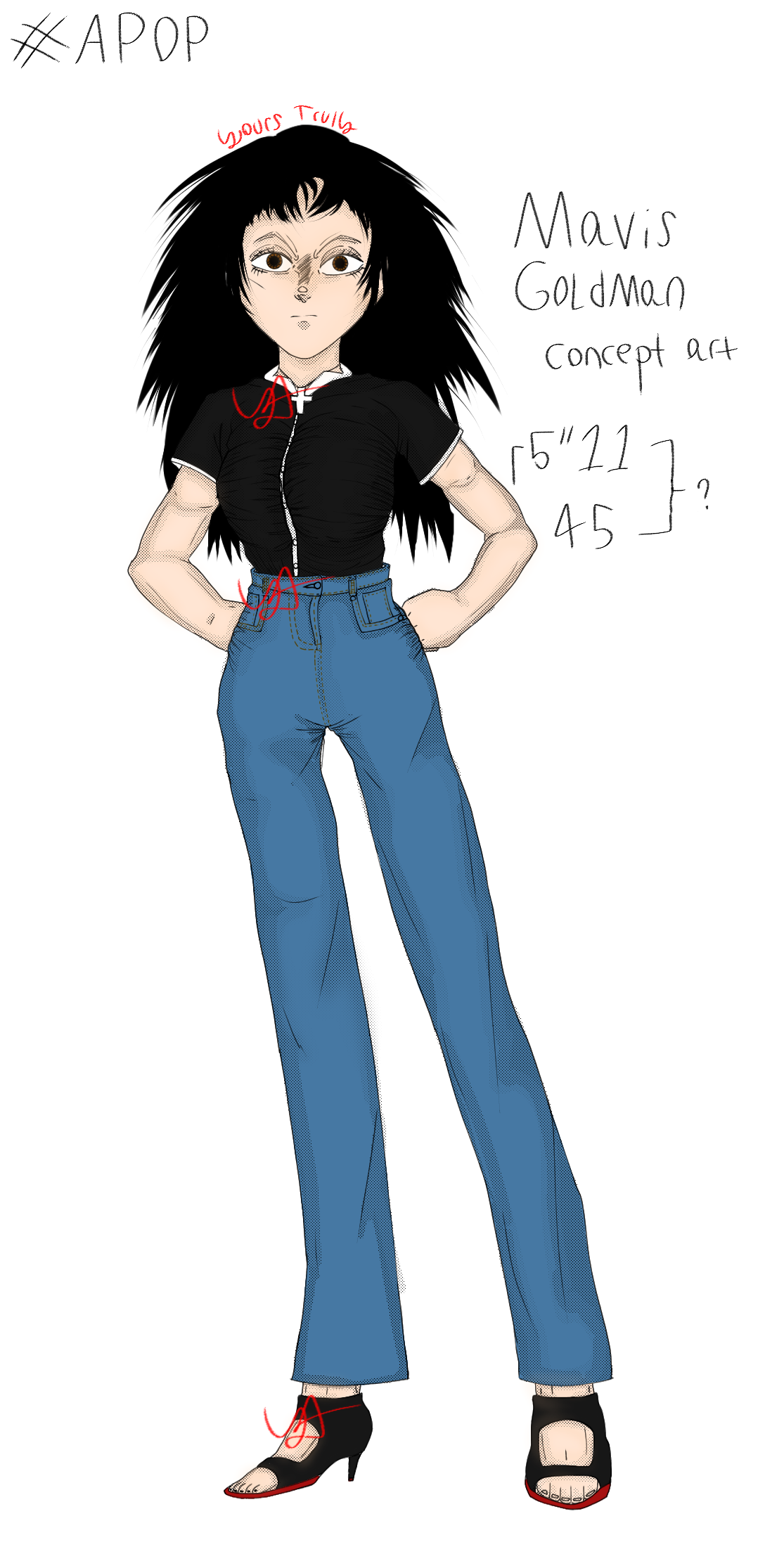 Mavis Goldman Concept Art - ibisPaint