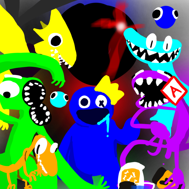 Rainbow friends 2 - ibisPaint