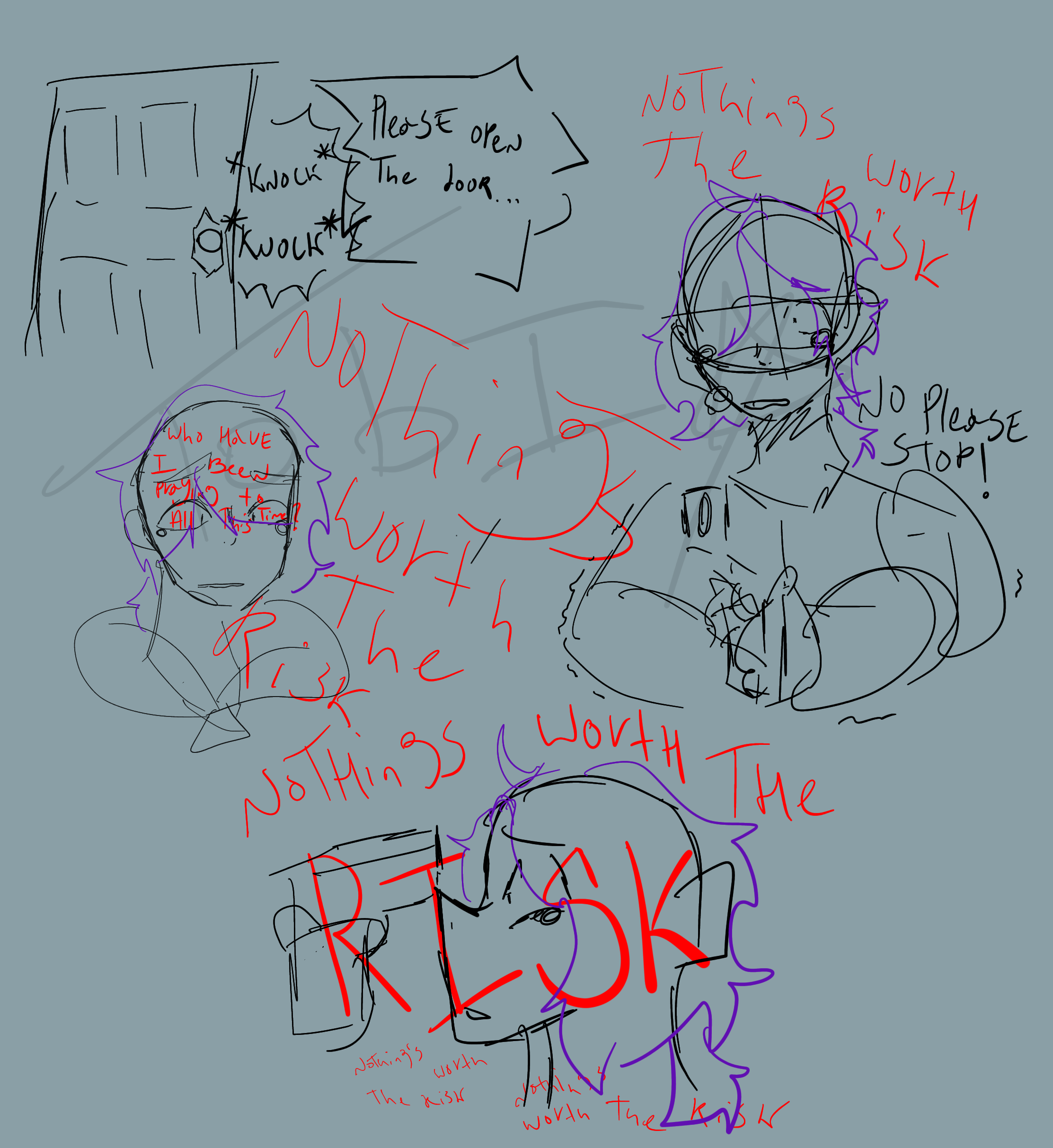 I had a bad nightmare last night - ibisPaint