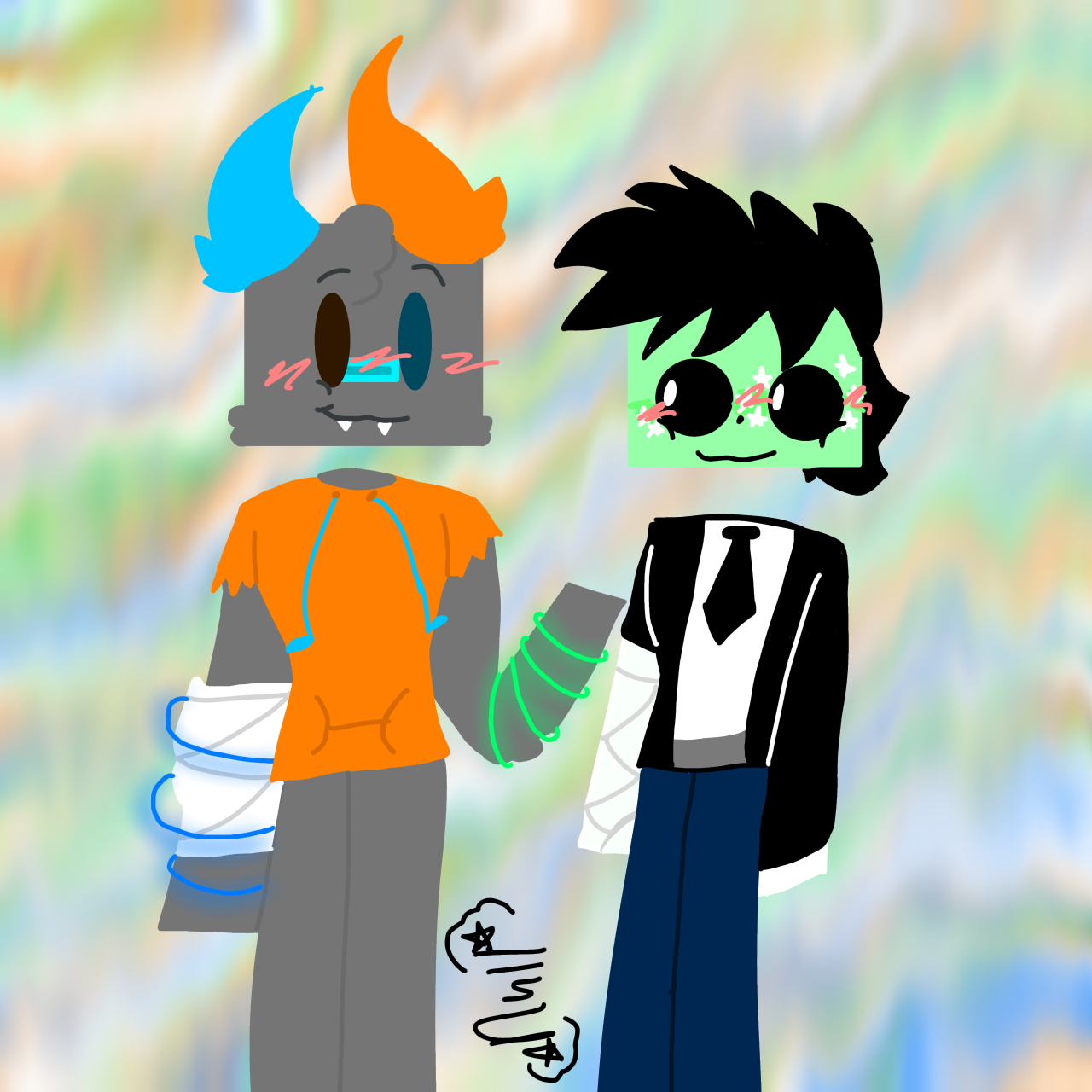 Coil and Foran My Phighting Oc! - ibisPaint