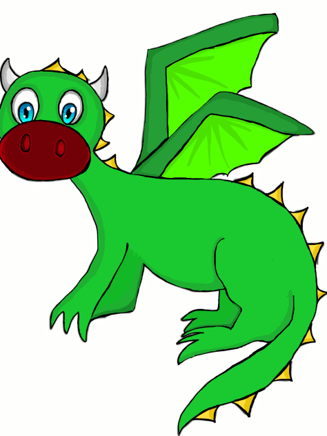 Dragon art collaboration - ibisPaint