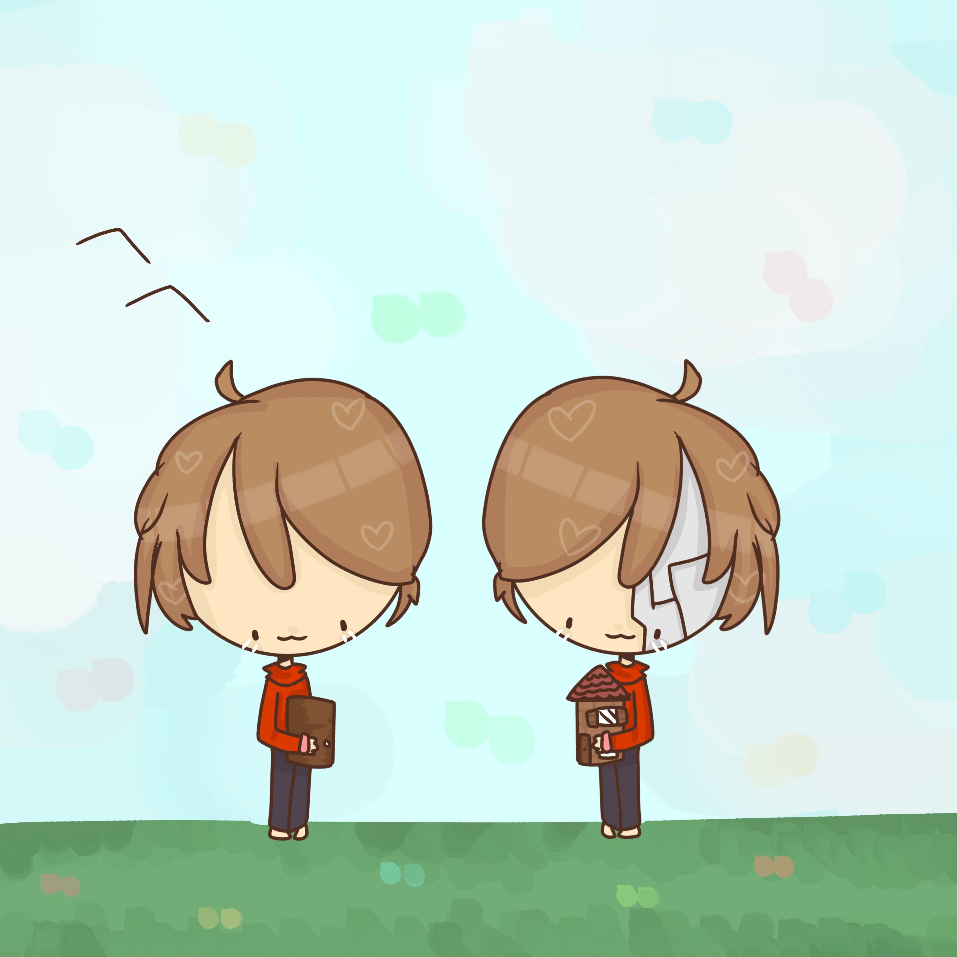 grian and npc grian - ibisPaint