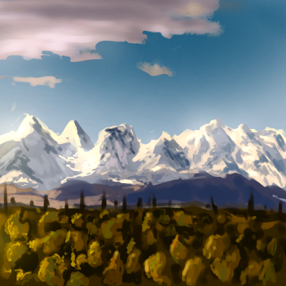 scenery practice again - ibisPaint