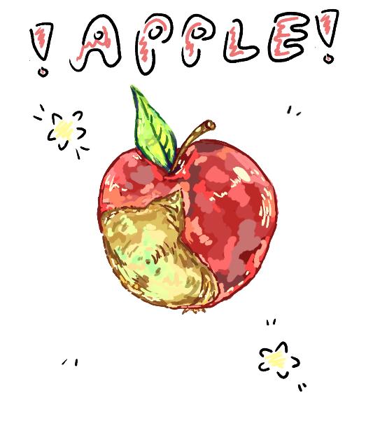 Apple because im bored - ibisPaint