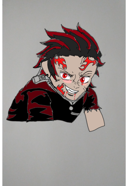 Demon Tanjiro Kamado - ibisPaint