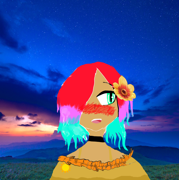 blushing Mexican girl - ibisPaint