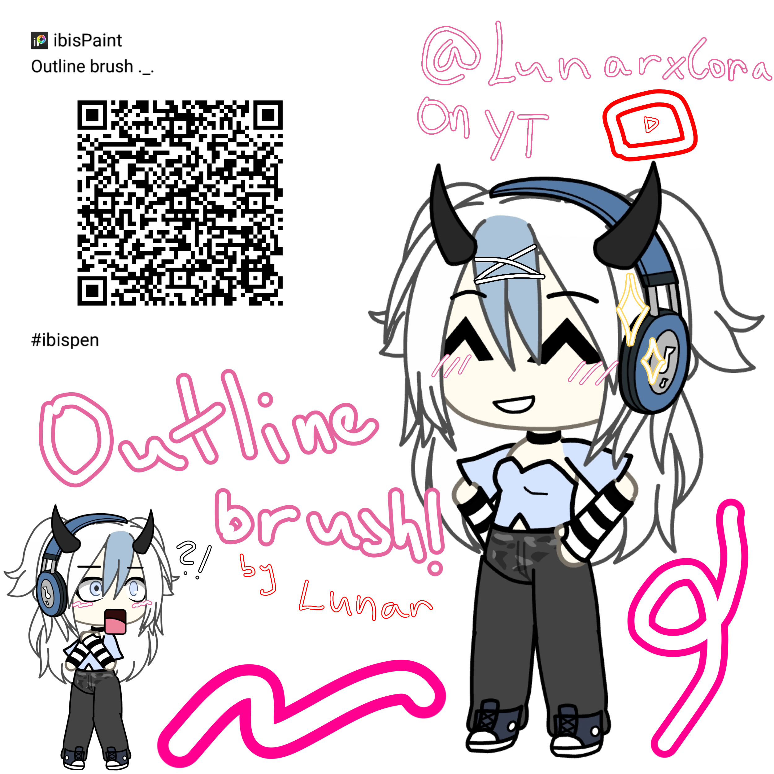 Outline brush ._. - ibisPaint