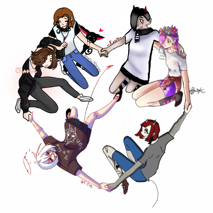 Heart pose collab - ibisPaint