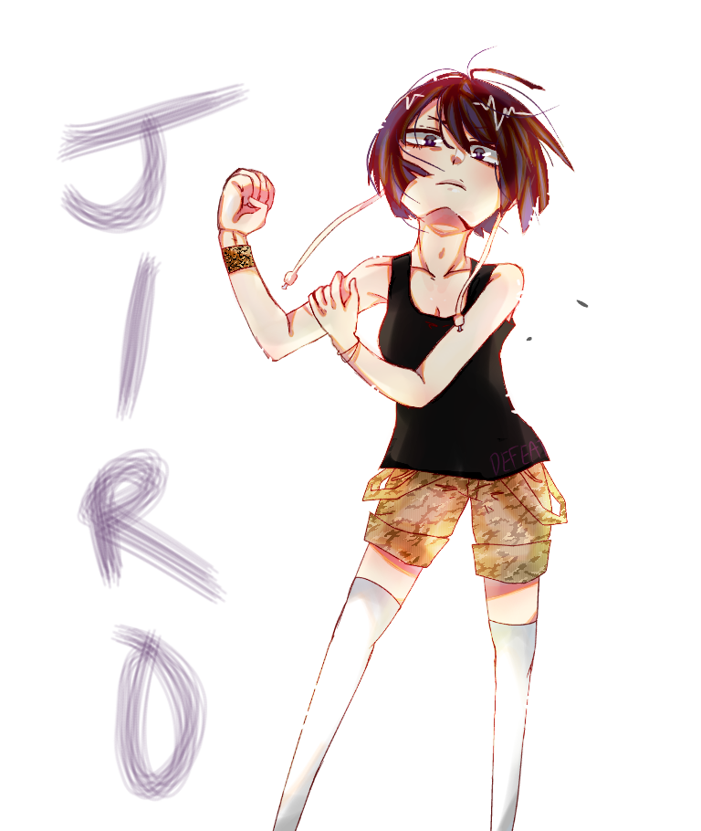 jiro but she looks weird - ibisPaint