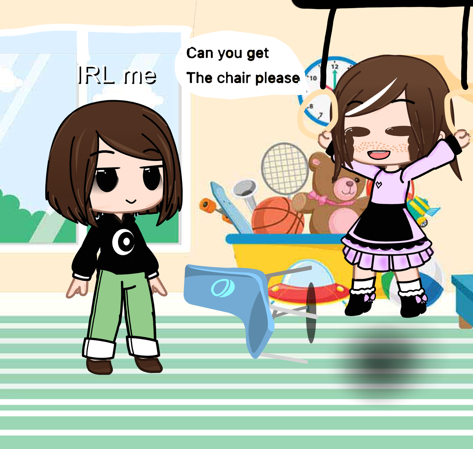 Oops the chair fell - ibisPaint