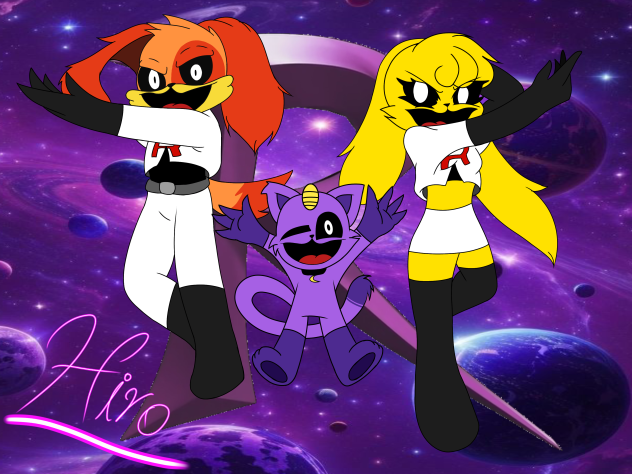 Team Smiling Rocket - ibisPaint