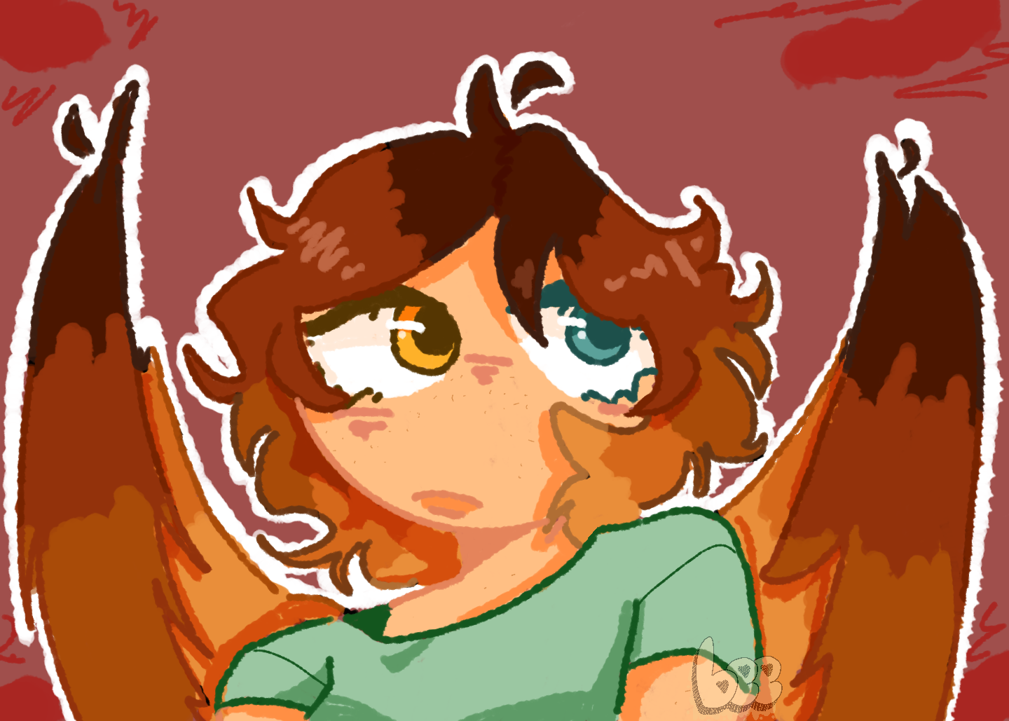 FireyAngel's pfp contest - ibisPaint