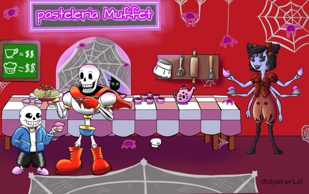 la cafeteria de Muffet - ibisPaint