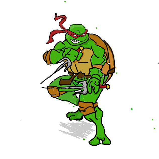 Raphael TMNT - ibisPaint
