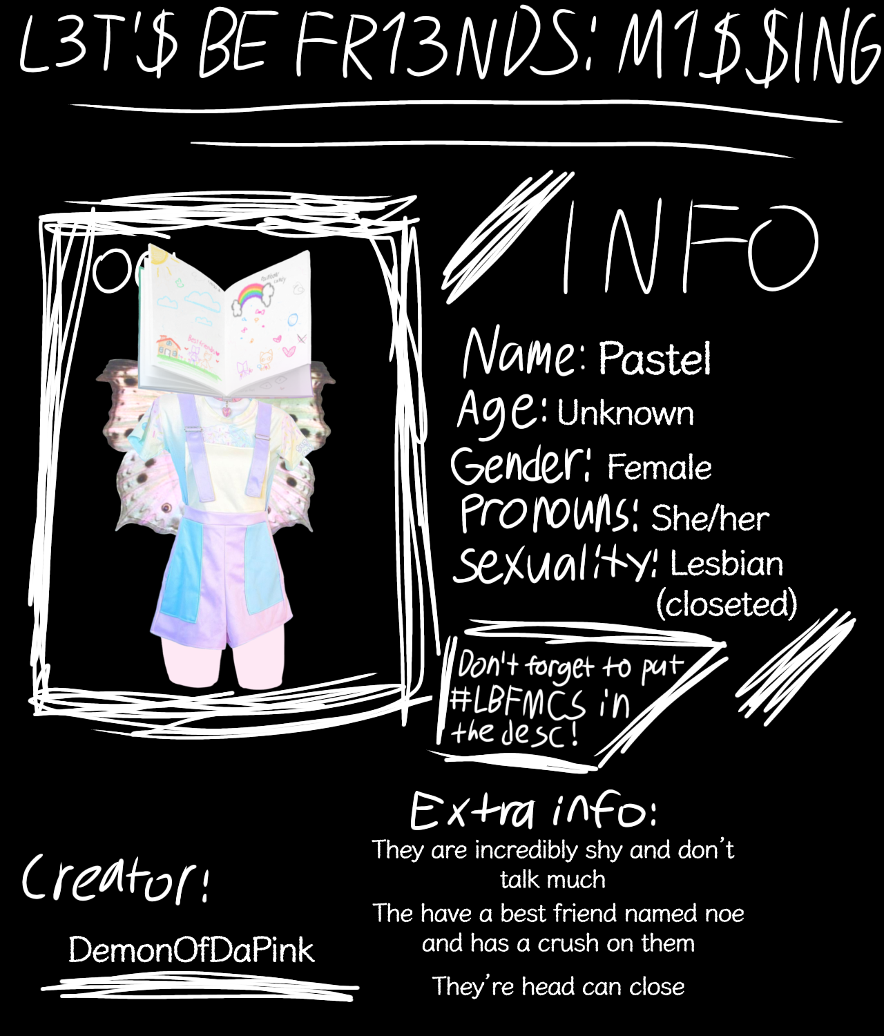 Pastel weirdcore OC - ibisPaint