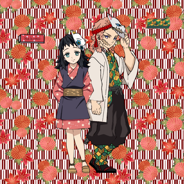 Sabito and Makomo fanart - ibisPaint