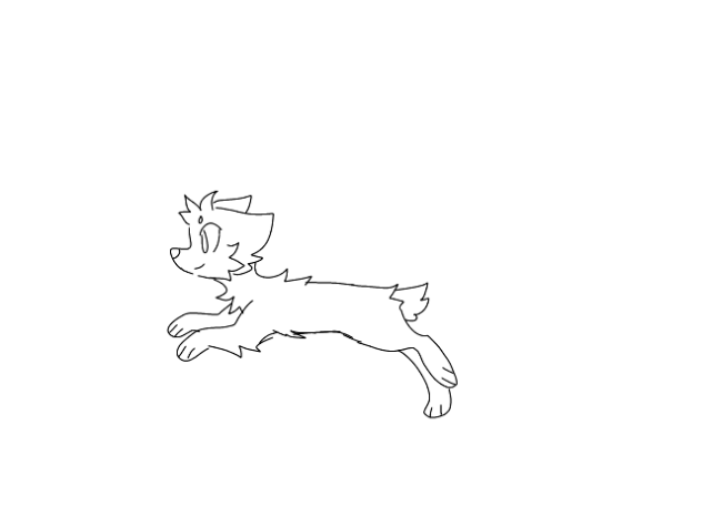 cat running animation loop - ibisPaint