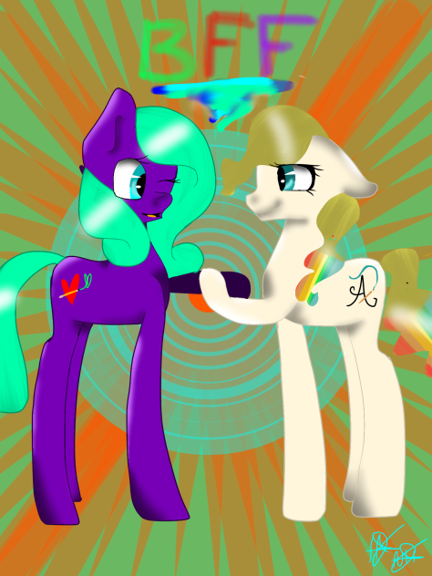 BFF forever Alli drawings - ibisPaint