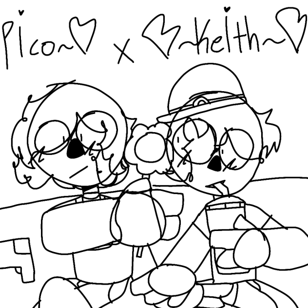 Fnf ~Pico x Keith~ UwU - ibisPaint