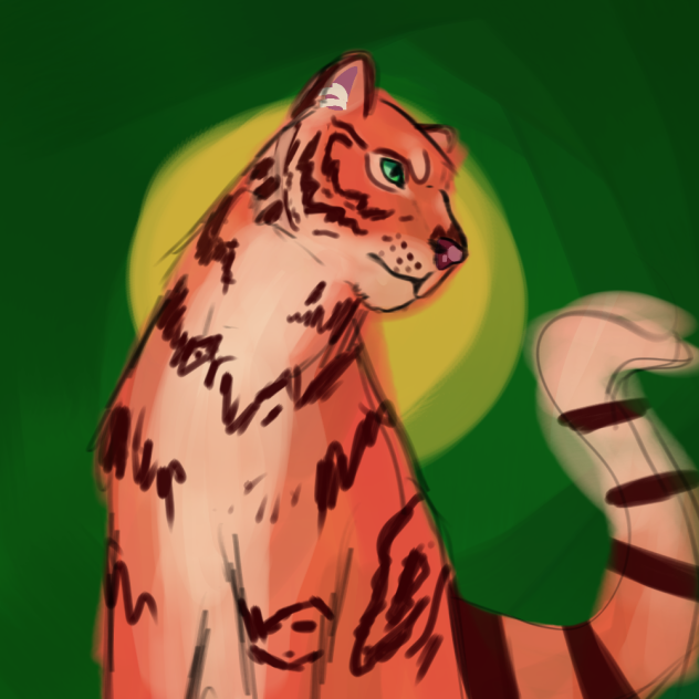 Tiger Sketch repost - ibisPaint