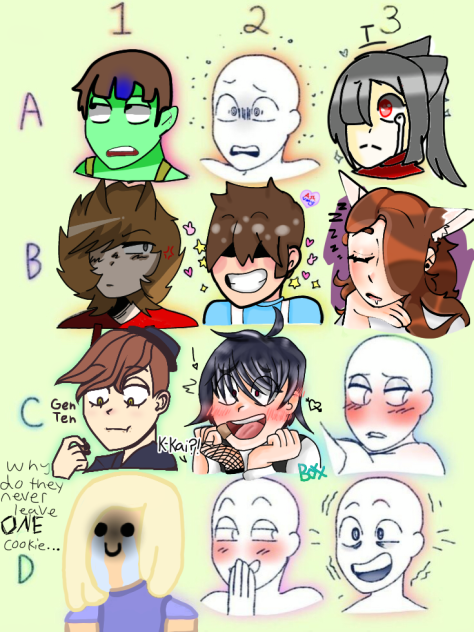 Expressions Collab! - ibisPaint