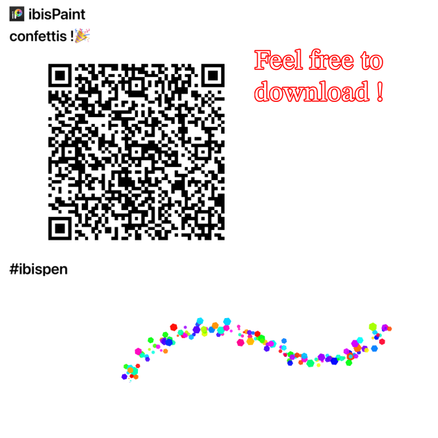 Confetti 🎉 ! - ibisPaint
