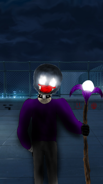 A dark mage - ibisPaint