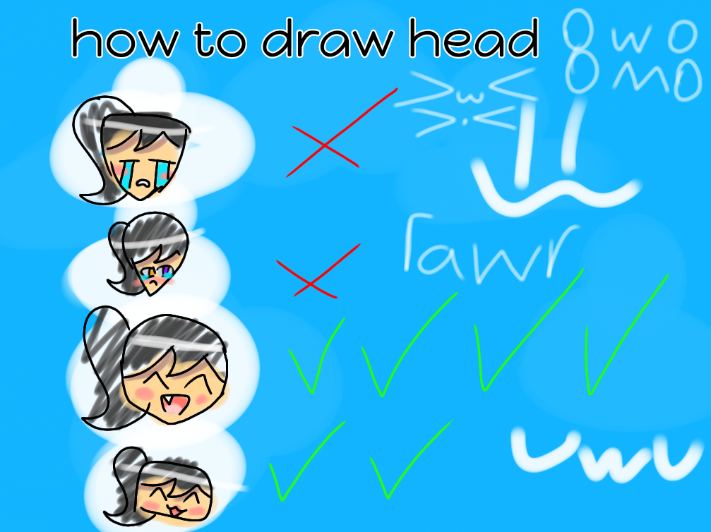 how to draw heads - ibisPaint