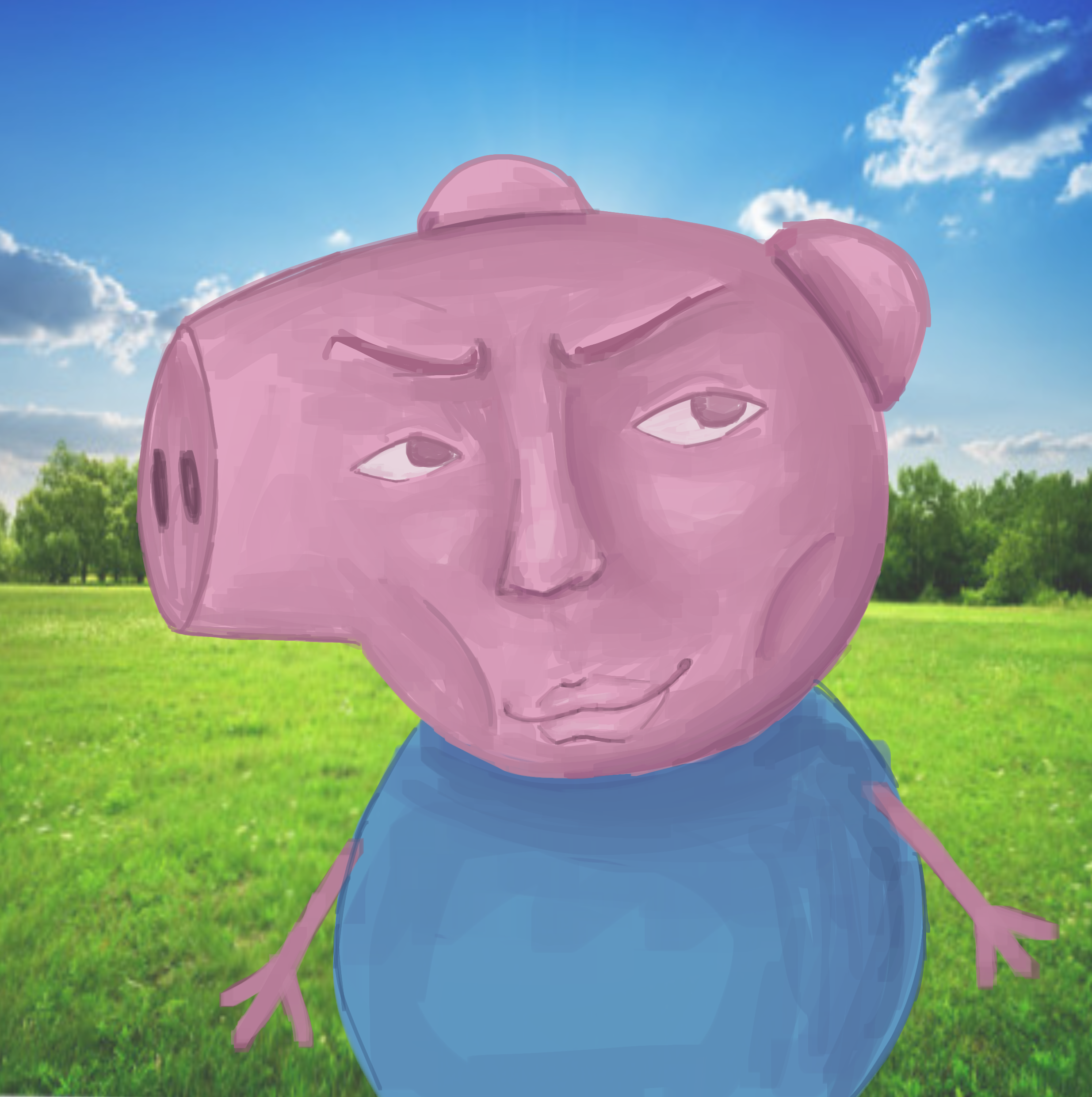🥓Cursed George 🥓 - ibisPaint